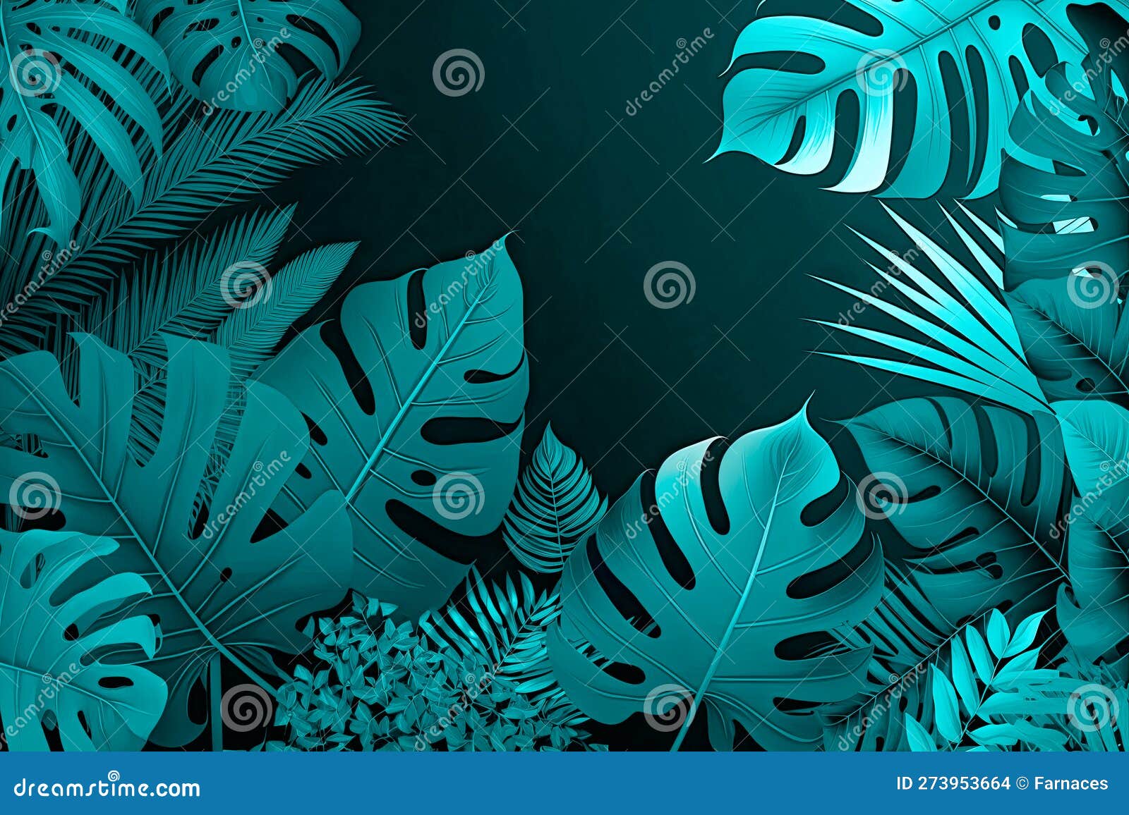 Tropical Leave Illustration Stock Illustration - Illustration of leaf ...