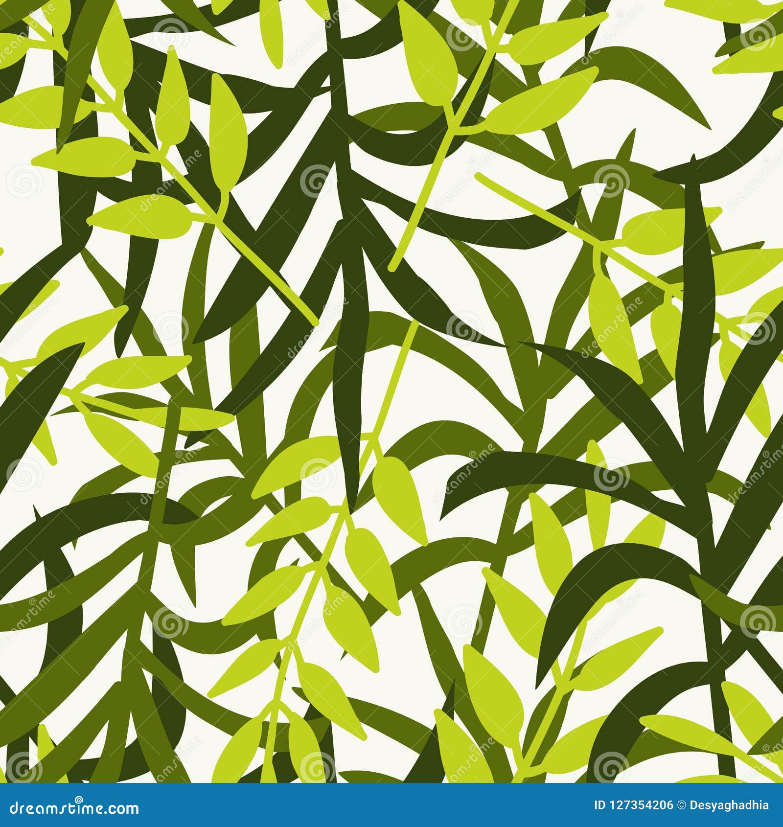 Tropical Leaves Seamless Pattern for Surface Design, Fabric, Wallpaper ...