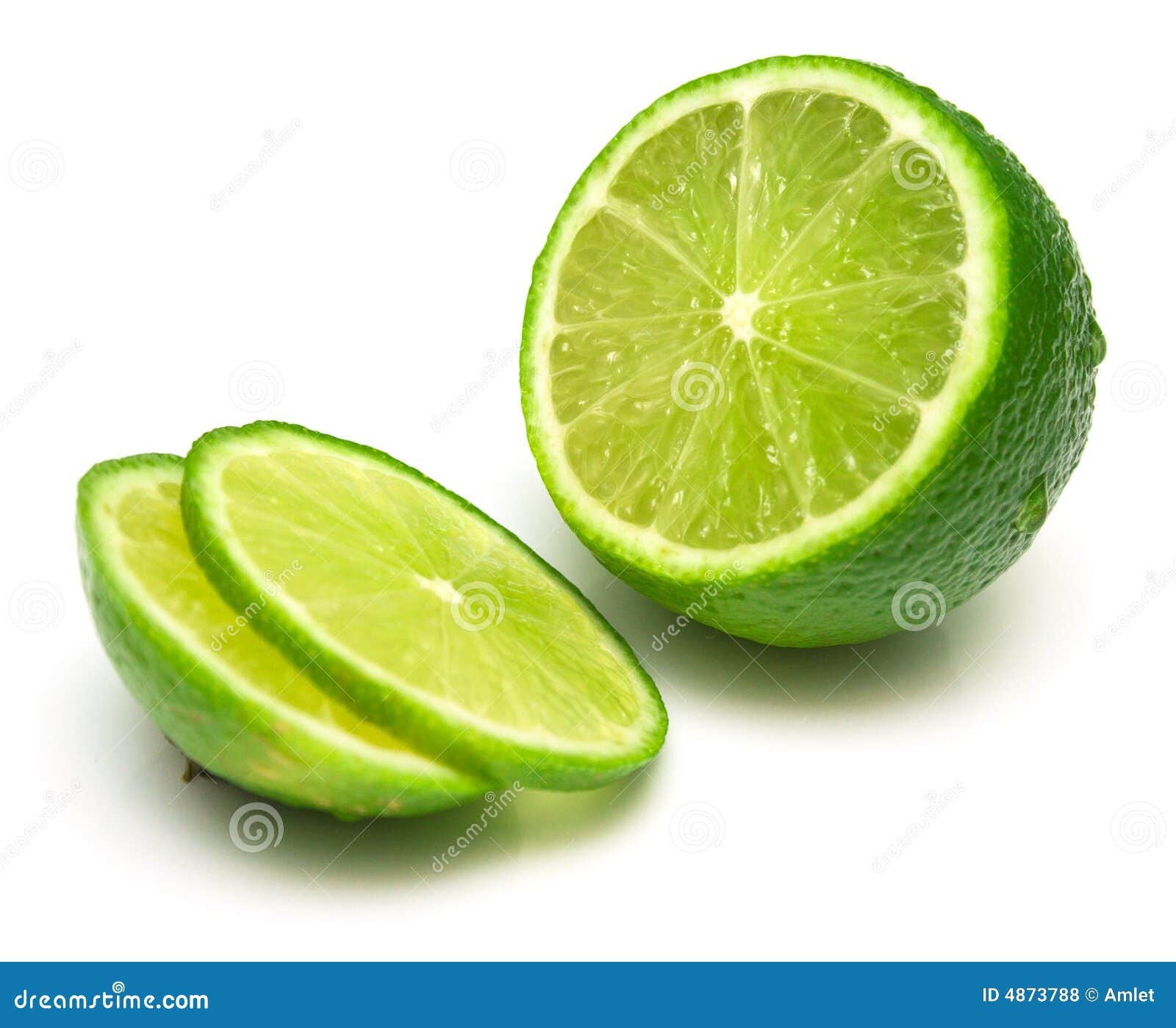 Tropical lime stock photo. Image of isolated, green, white - 4873788