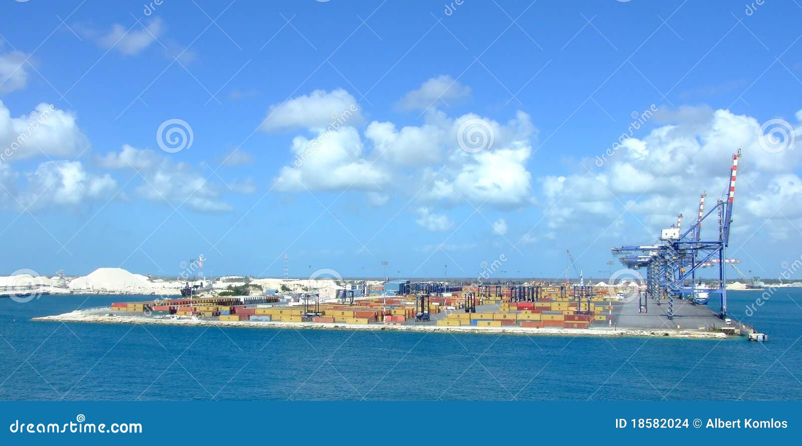 Tropical loading bay stock photo. Image of structure - 18582024
