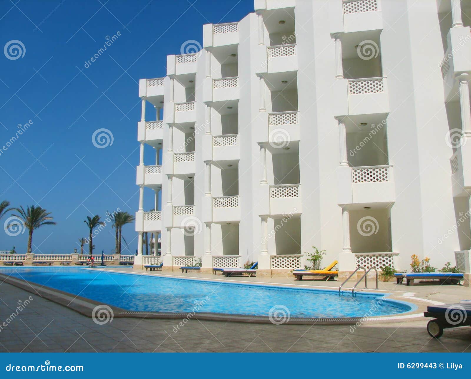 Tropical Luxury Hotel Resort Building Stock Image - Image of coast ...