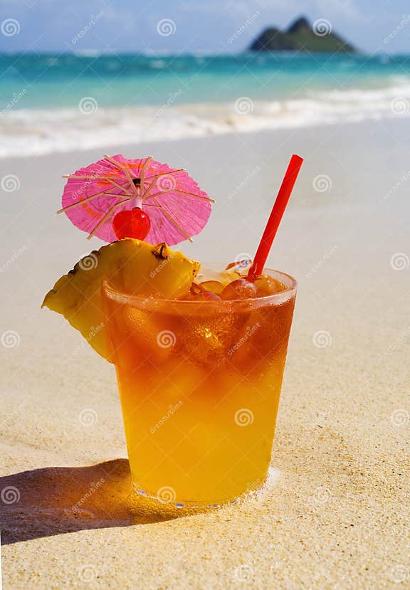 Tropical Maitai drink stock image. Image of refreshment - 7124947