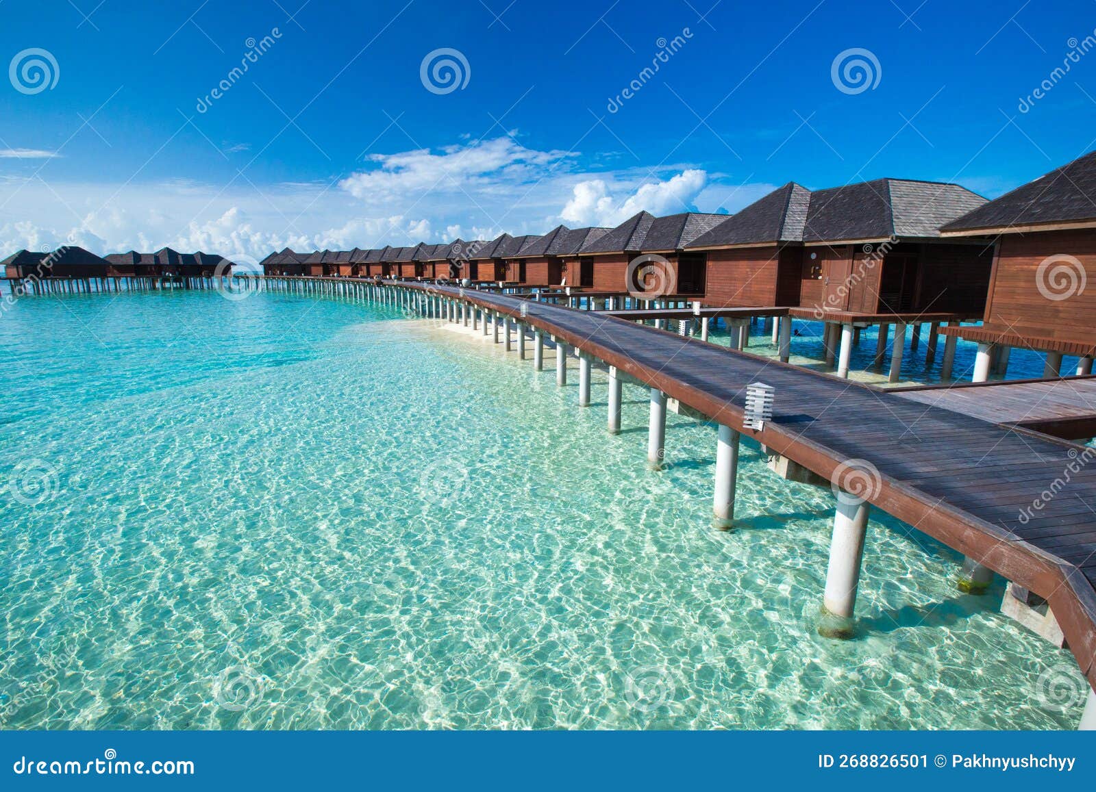 Maldives island with beach stock image. Image of vacation - 268826501