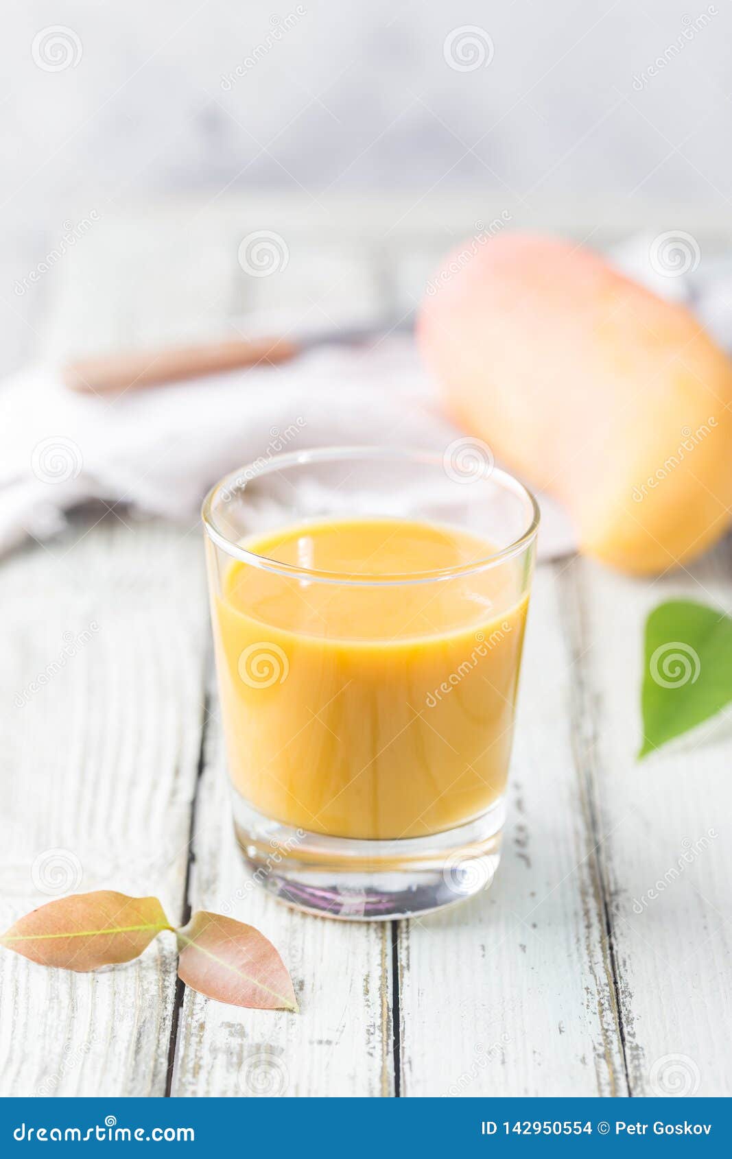 Tropical Mango smoothie stock photo. Image of fruit - 142950554