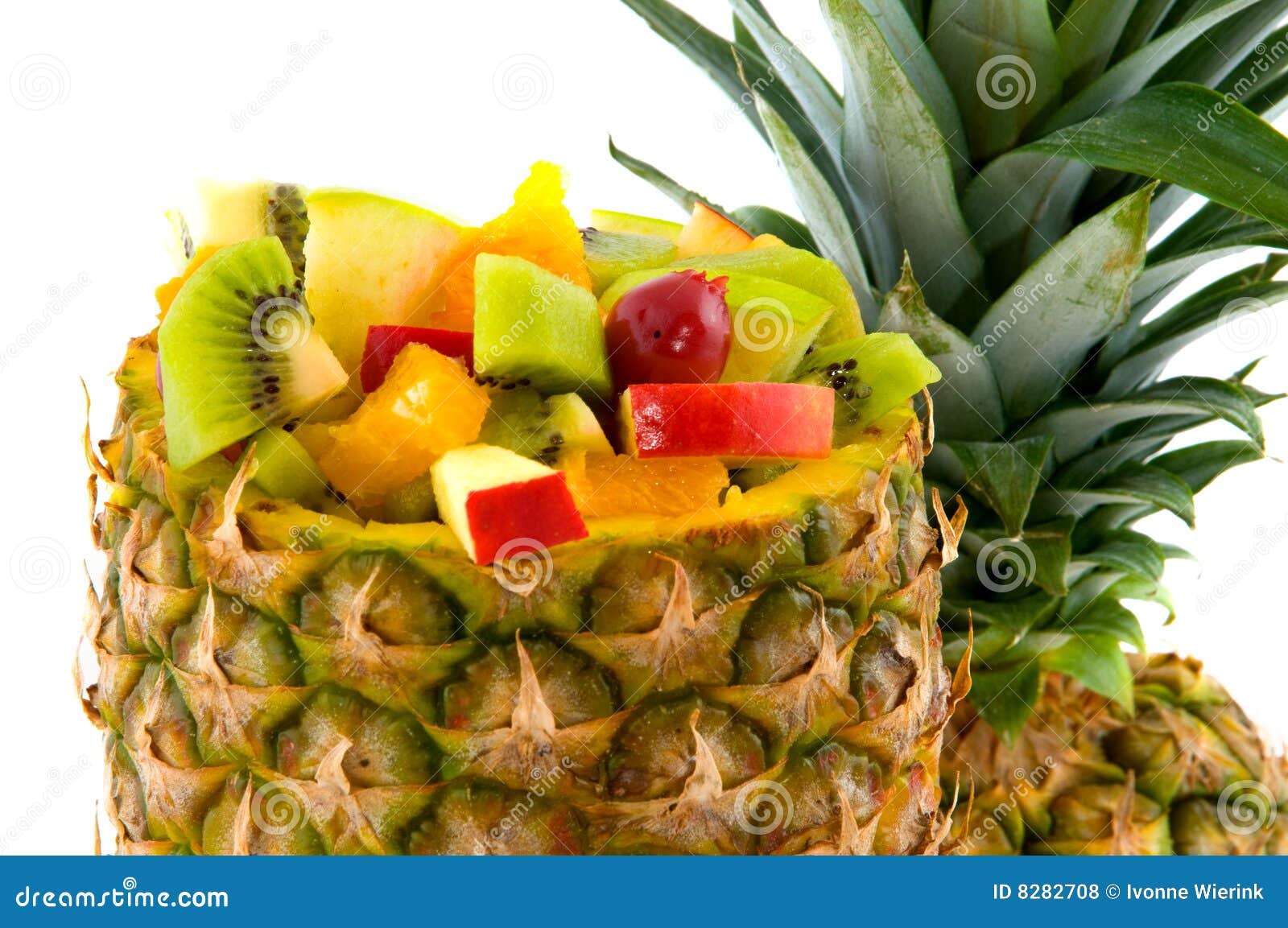 Tropical mixed fruit stock photo. Image of cocktail, pieces - 8282708