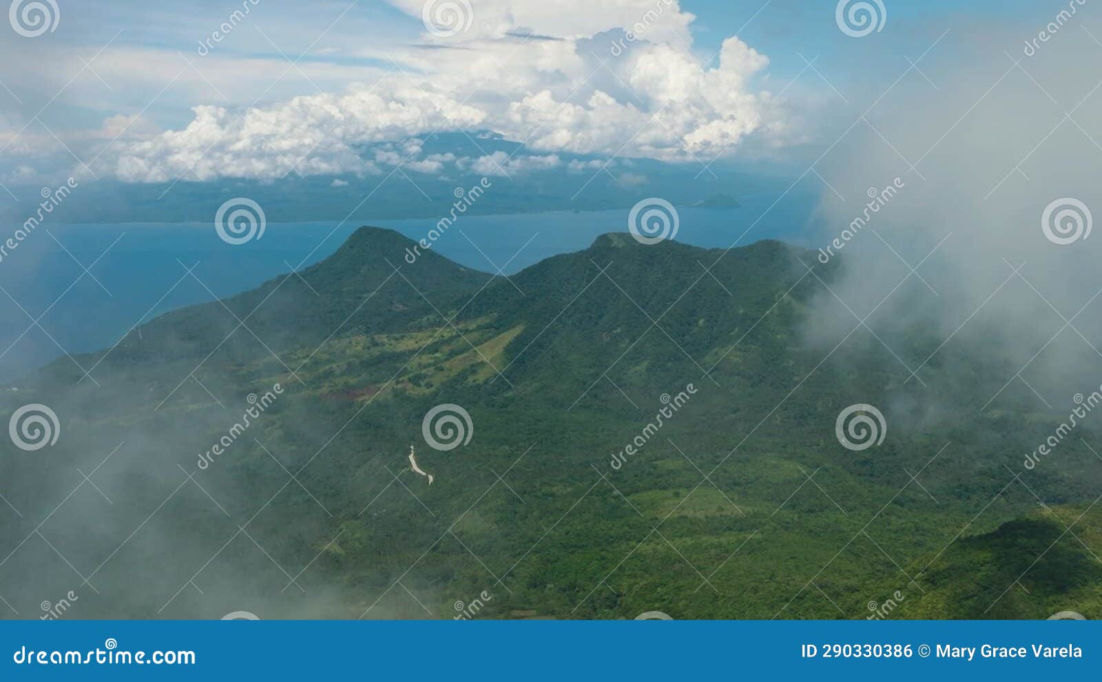 Tropical Mountain in Camiguin, Philippines. Stock Footage - Video of ...