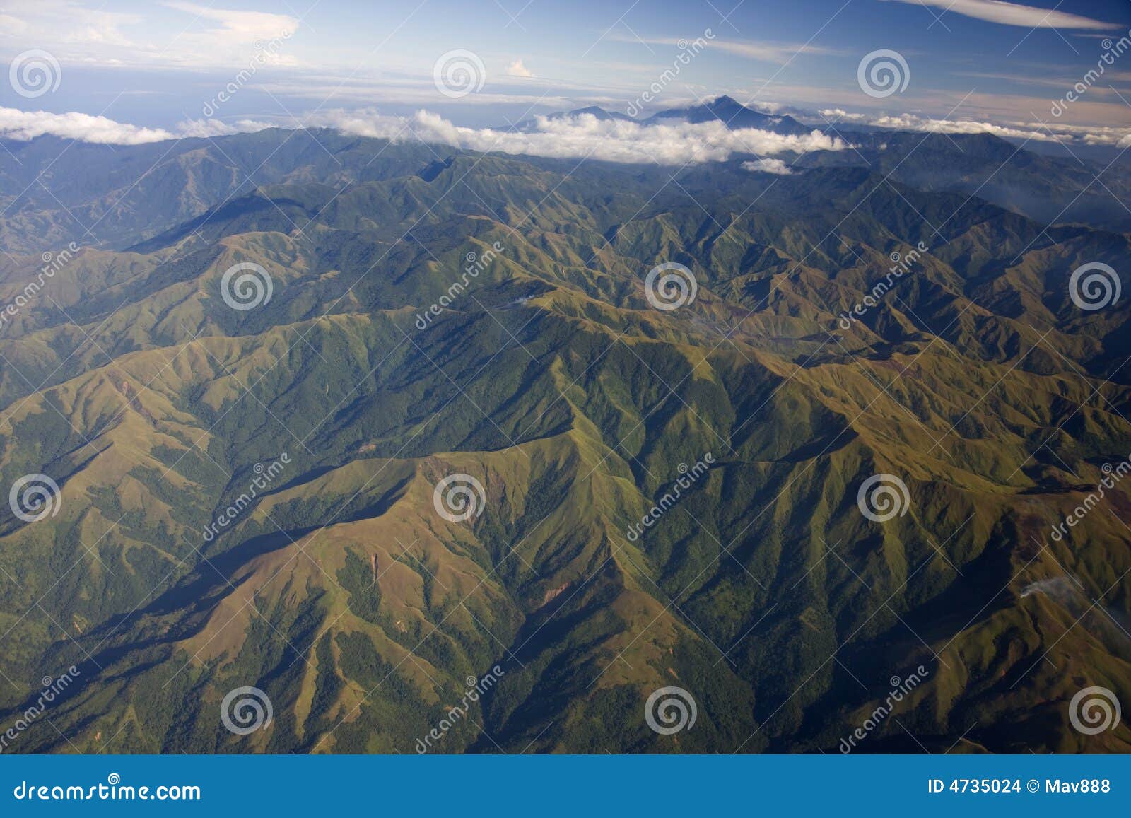 Tropical mountains stock photo. Image of mountain, sunrise - 4735024
