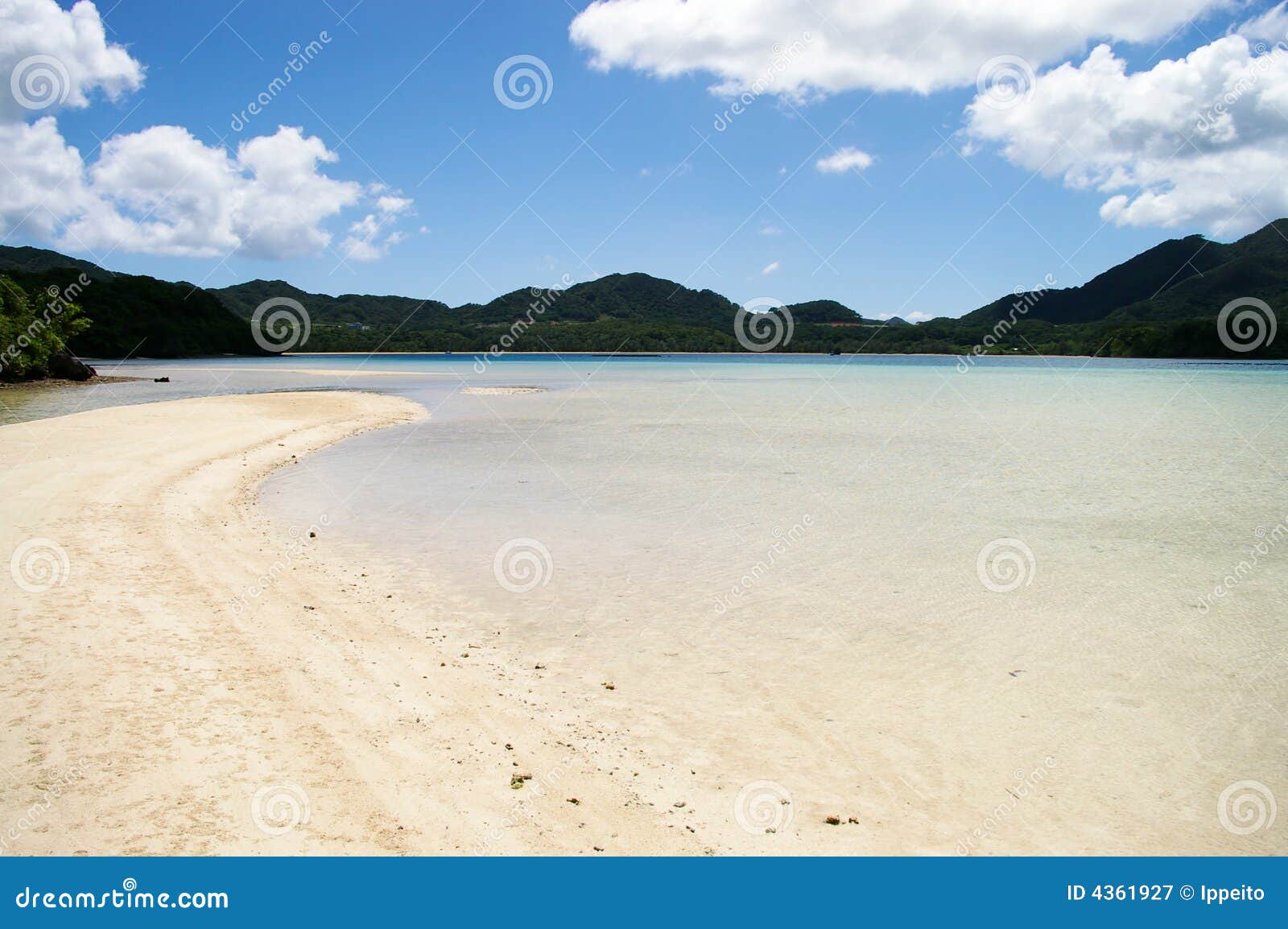 Tropical Natural Inlet at Low Stock Image - Image of hills, nature: 4361927