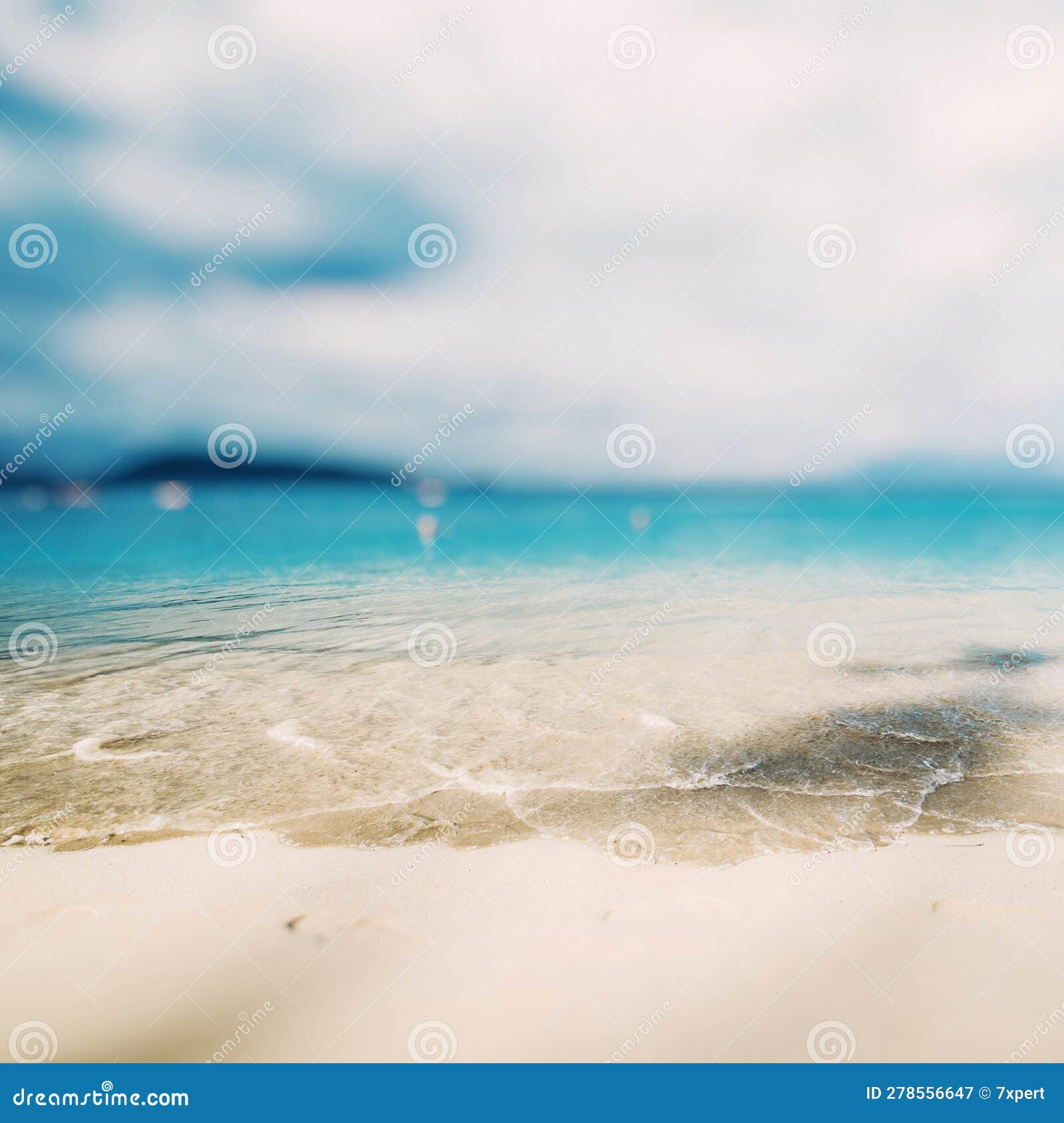 Tropical ocean beach stock image. Image of caribbean - 278556647