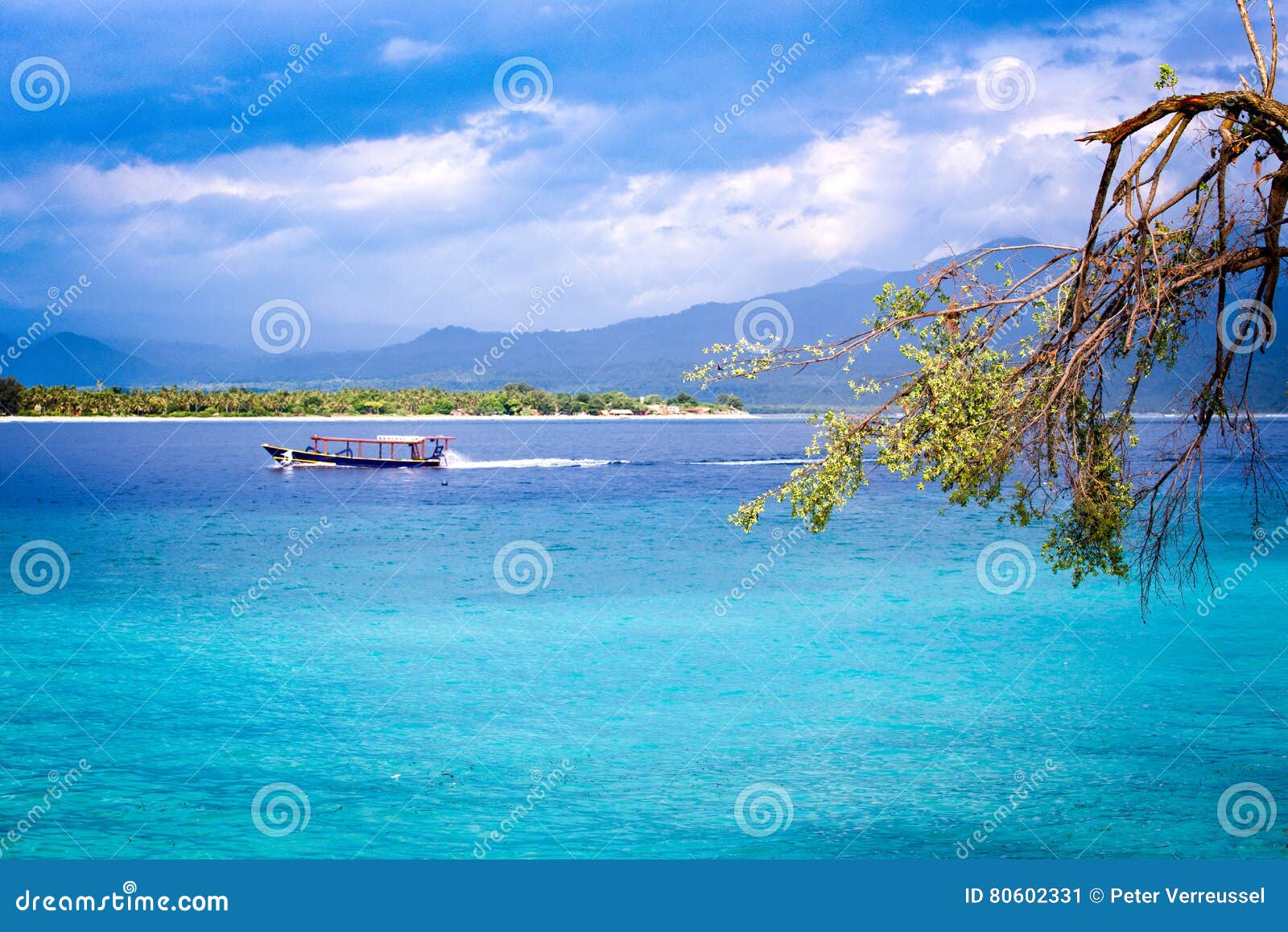 Tropical ocean stock image. Image of beautiful, idyllic - 80602331