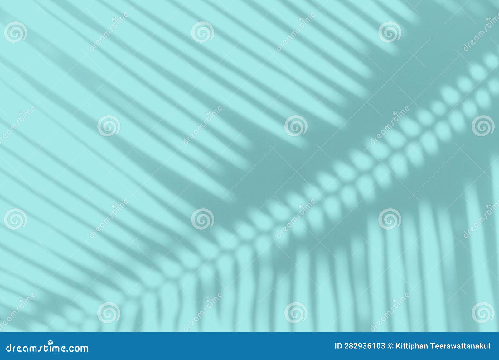 Tropical Palm Leaves Shadow on Pastel Color Background Stock ...