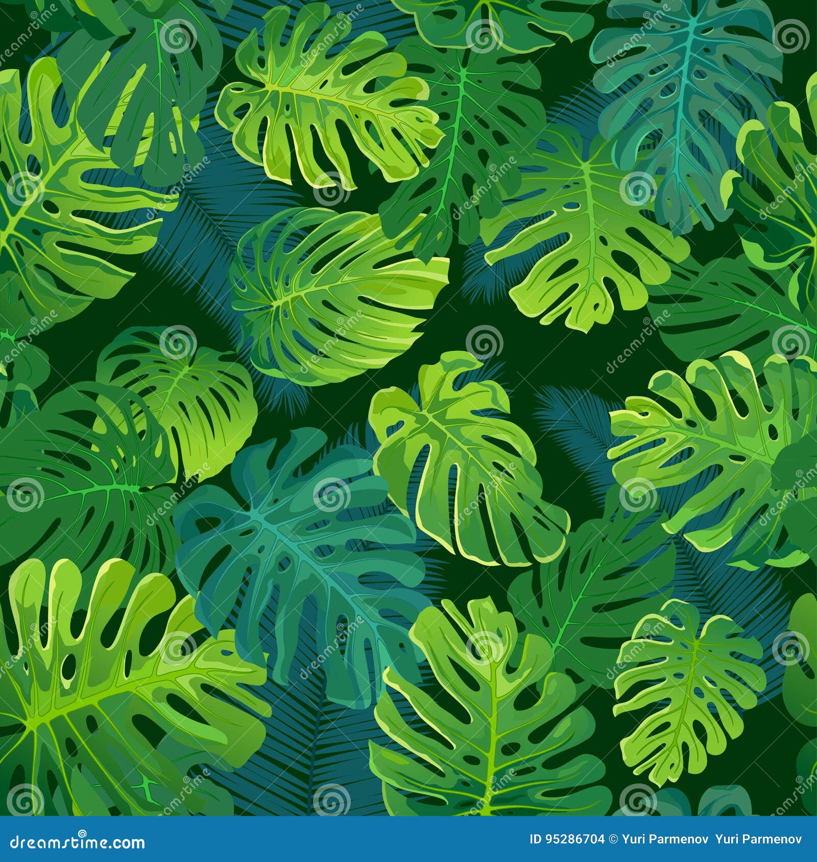 Monstera Leaf Pattern