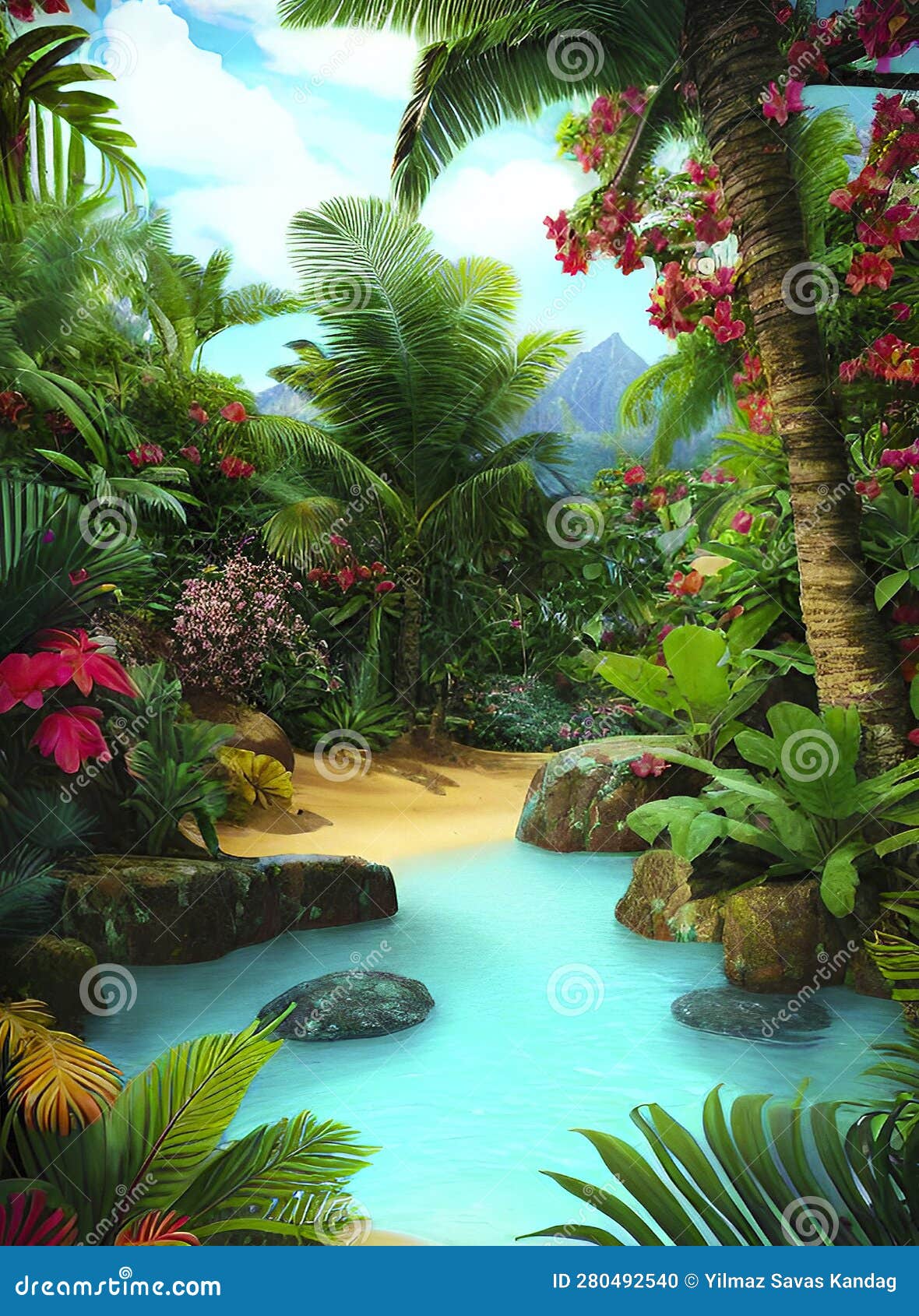 Tropical Paradise: Get Enchanted by the Splendor of Nature Stock ...