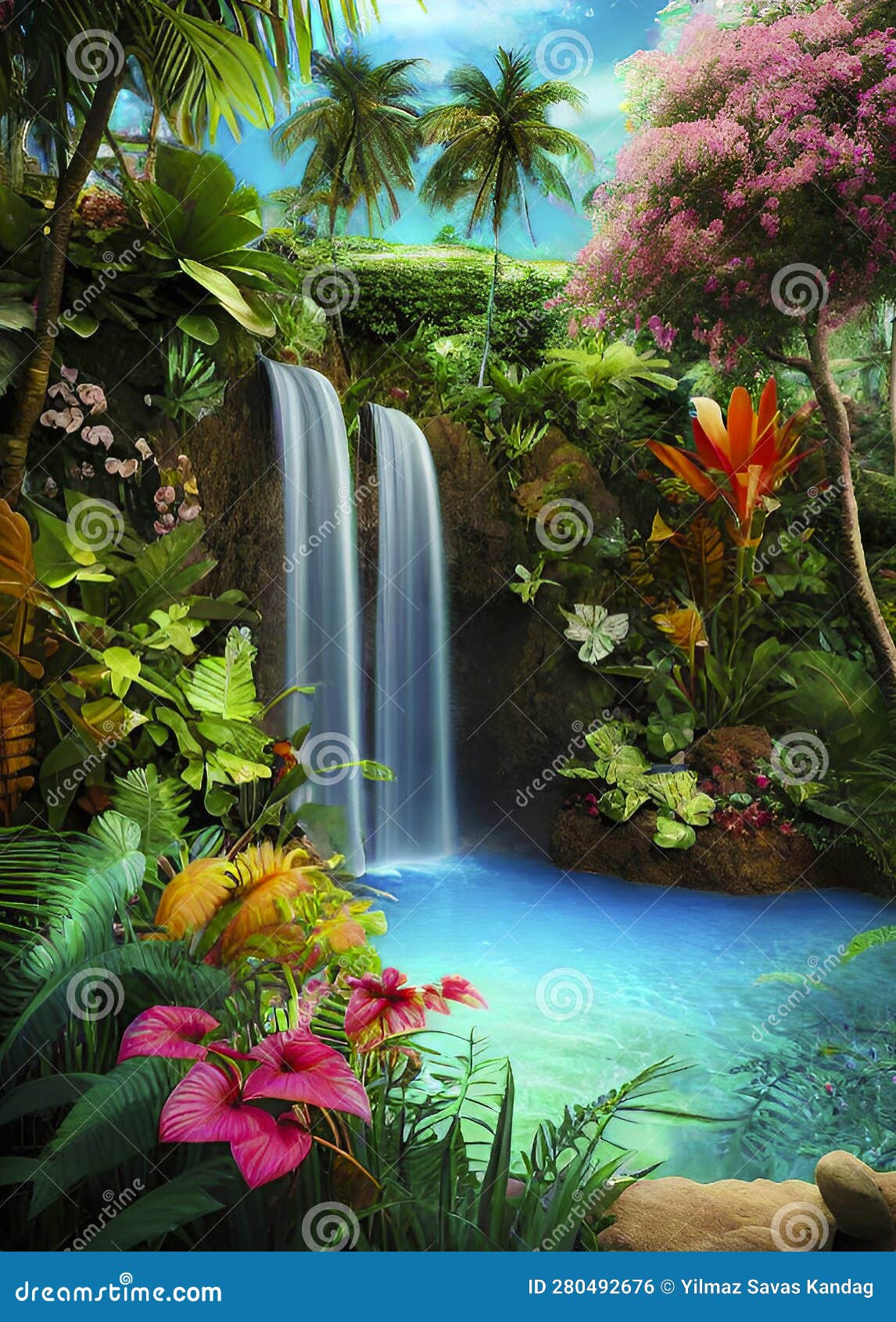 Tropical Paradise: Get Enchanted by the Splendor of Nature Stock Photo ...