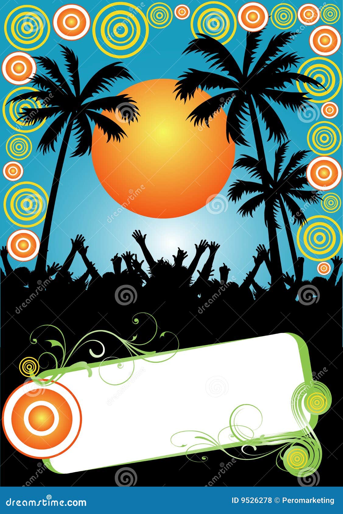 Tropical Party Placard Stock Illustrations – 1,049 Tropical Party ...