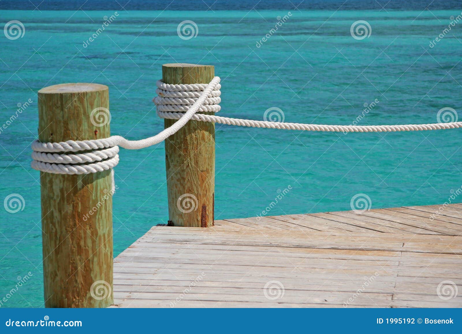 Tropical pier stock photo. Image of tropical, boat, water - 1995192
