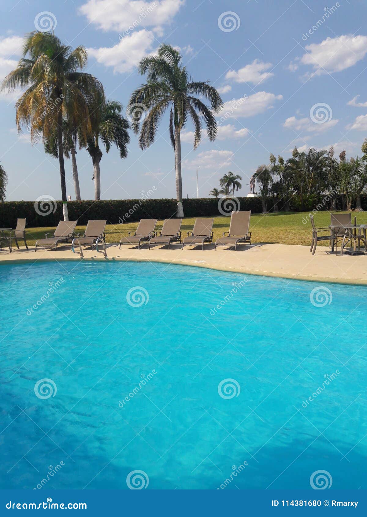 Tropical Pool in Cuba and Carribbean in Micro 10 Stock Photo - Image of ...