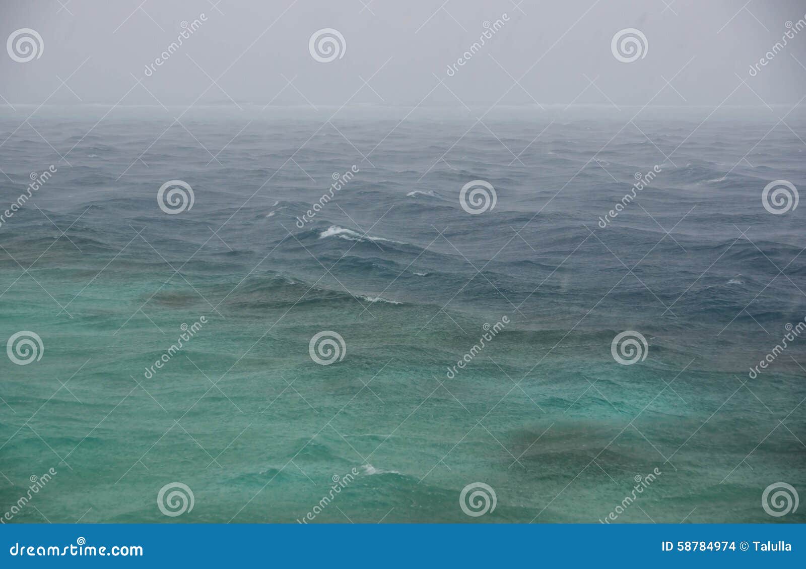 Tropical Rainfall Over the Indian Ocean Stock Photo - Image of water ...