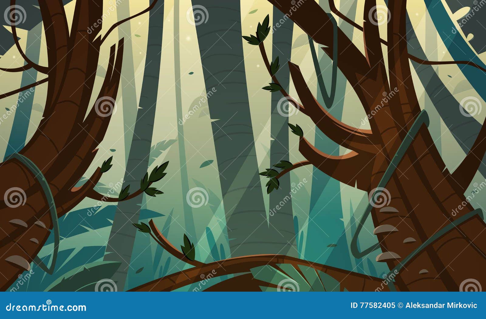 Tropical Rainforest, Stunning Aerial View Of Rainforest. Green ...