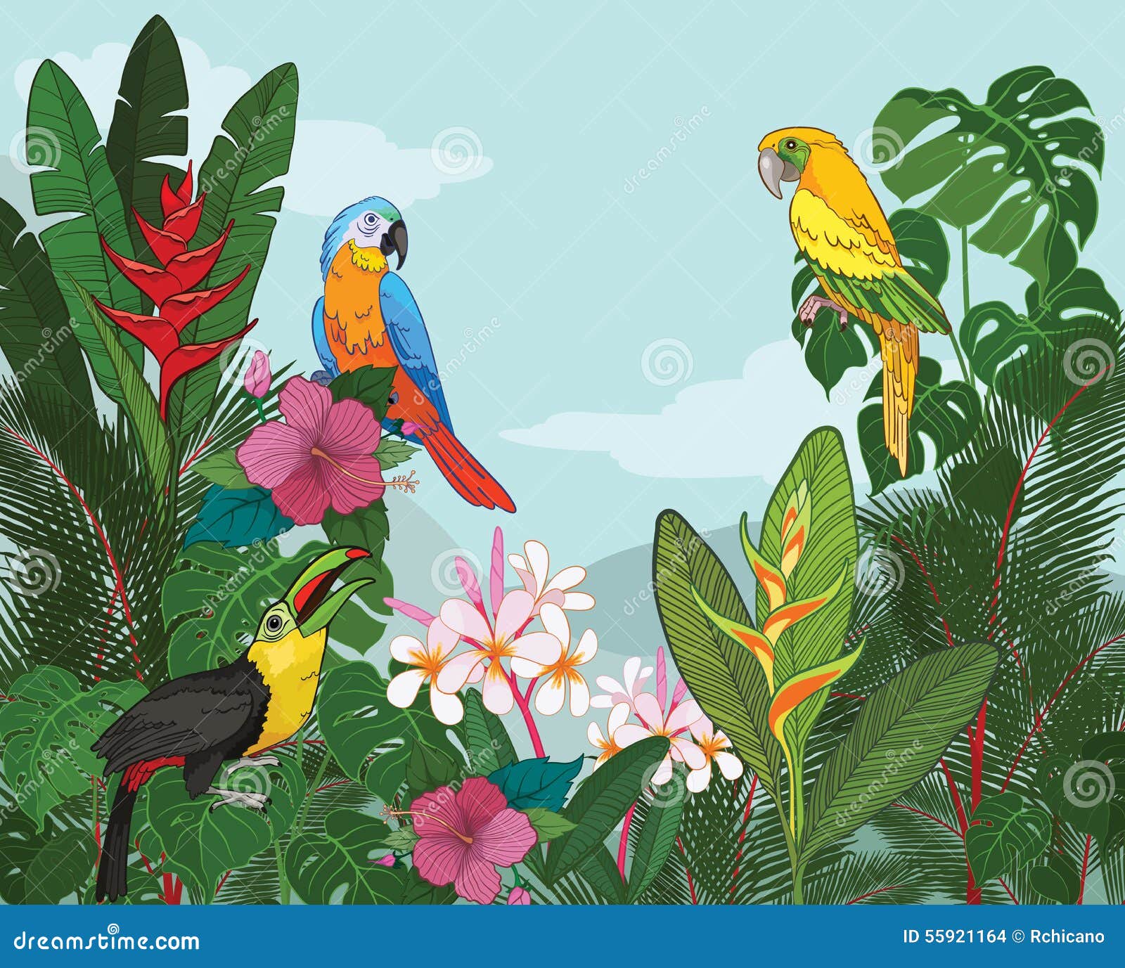 Rainforest Cartoons, Illustrations & Vector Stock Images - 187987 ...
