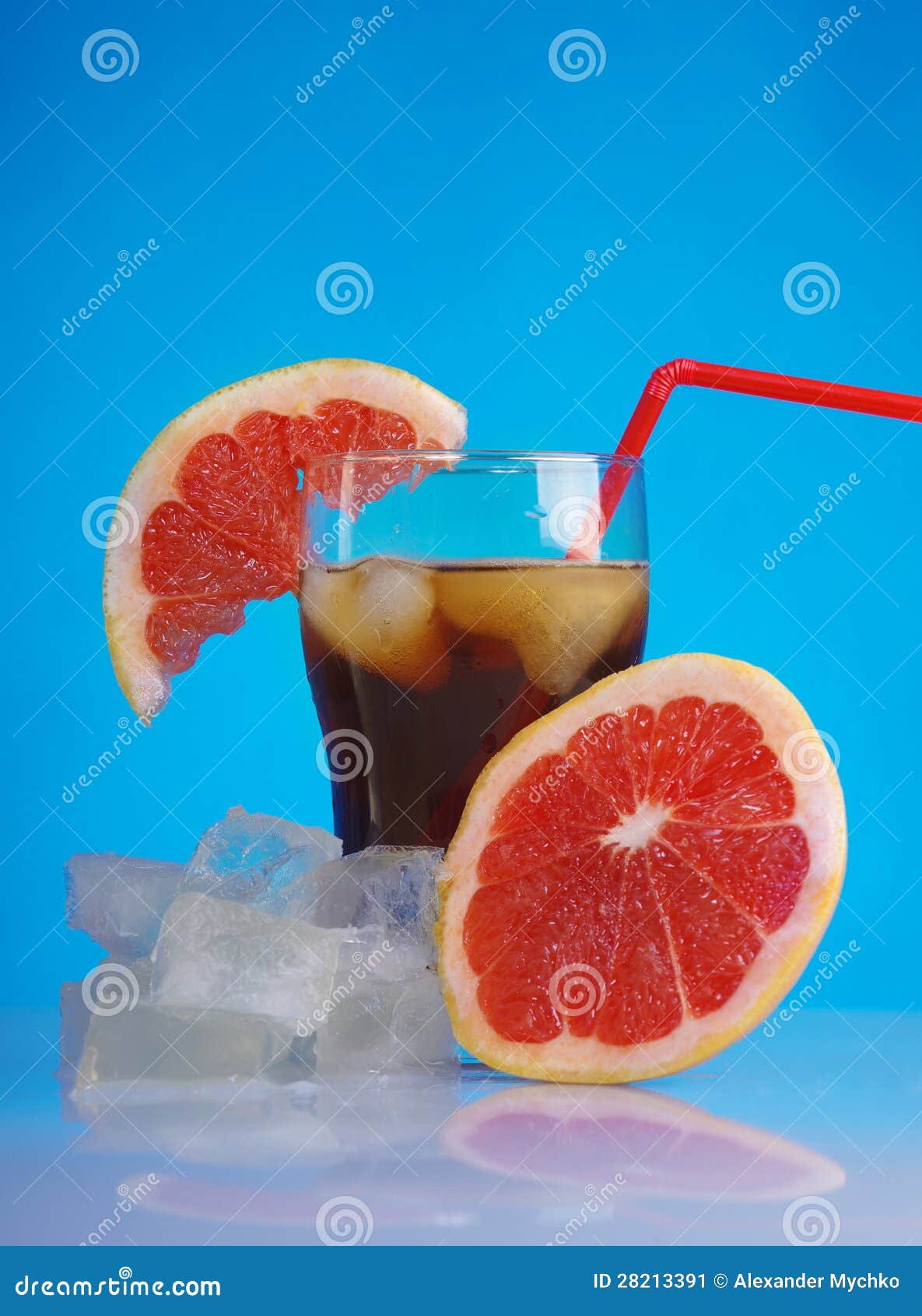 Tropical red cold cocktail stock image. Image of tropical - 28213391
