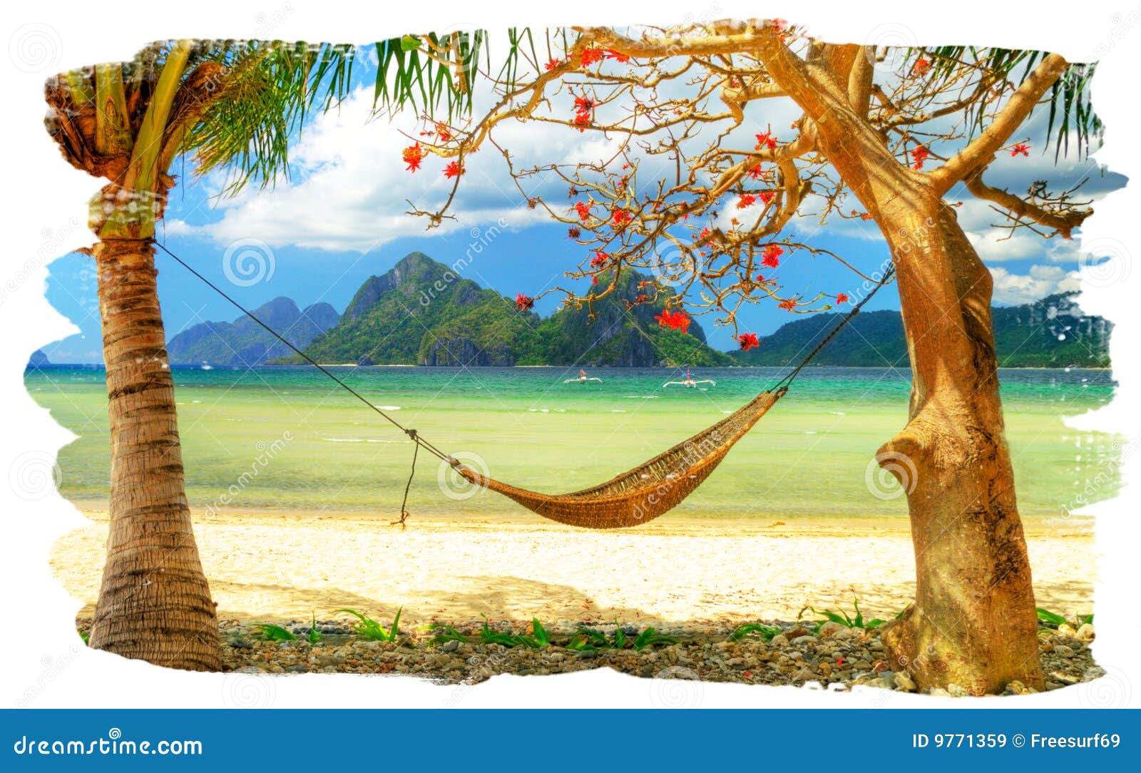 Tropical relax stock image. Image of landscape, outdoor - 9771359