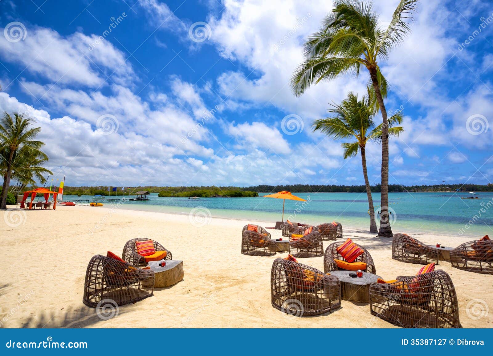 Tropical relax stock image. Image of tree, vacation, summer - 35387127