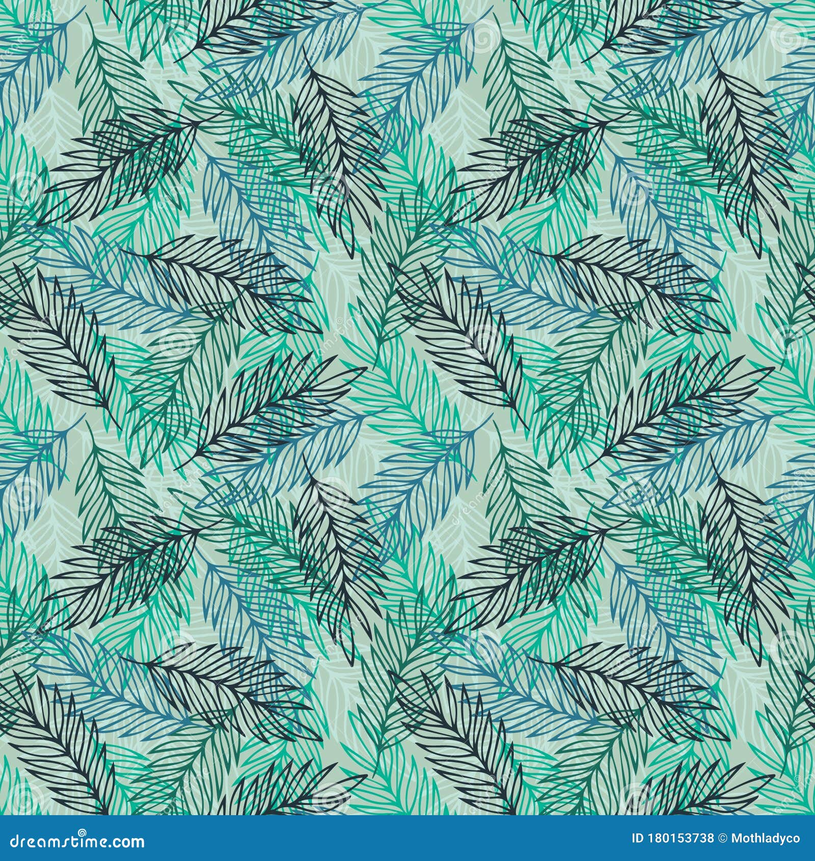 Tropical Repeat Pattern Design Stock Vector - Illustration of abstract ...