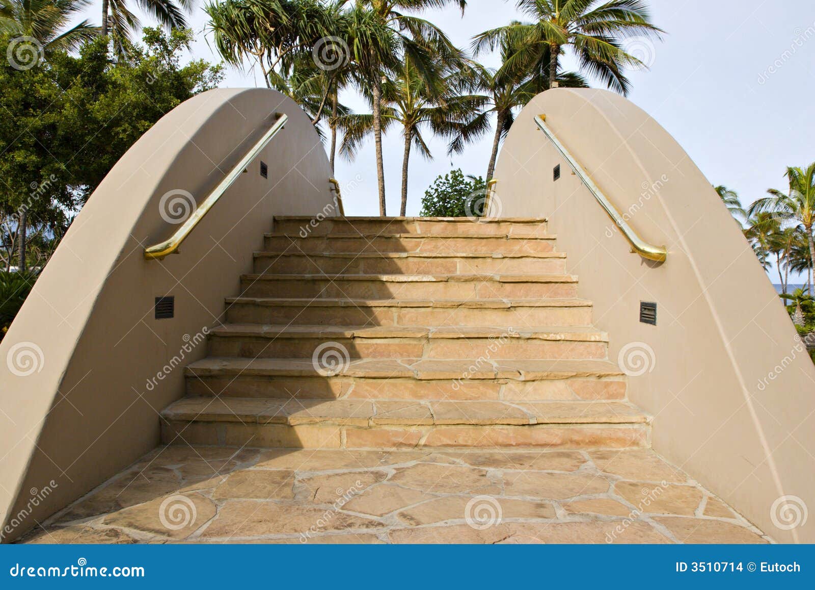 Tropical Resort Bridge stock photo. Image of paradise - 3510714