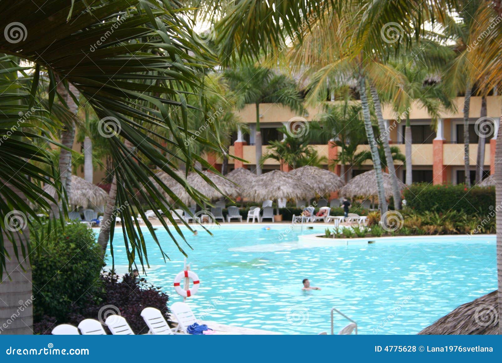 Tropical resort pool stock photo. Image of travel, leisure - 4775628