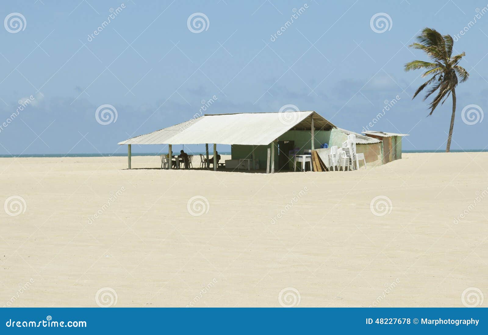 Tropical Restaurant Shack stock photo. Image of surf - 48227678