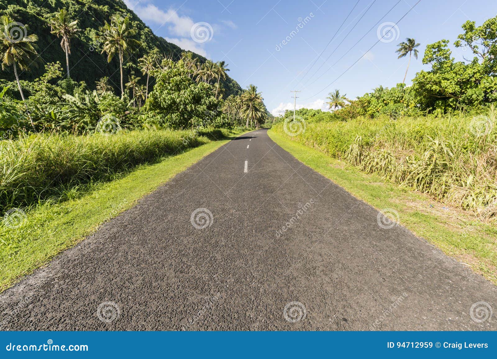 Tropical Road stock image. Image of journey, drive, vacation - 94712959