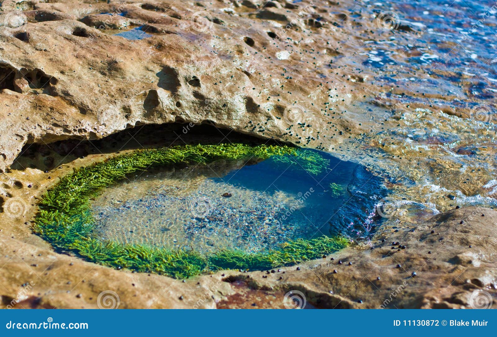 Tropical rock pool stock photo. Image of cloud, outdoor - 11130872