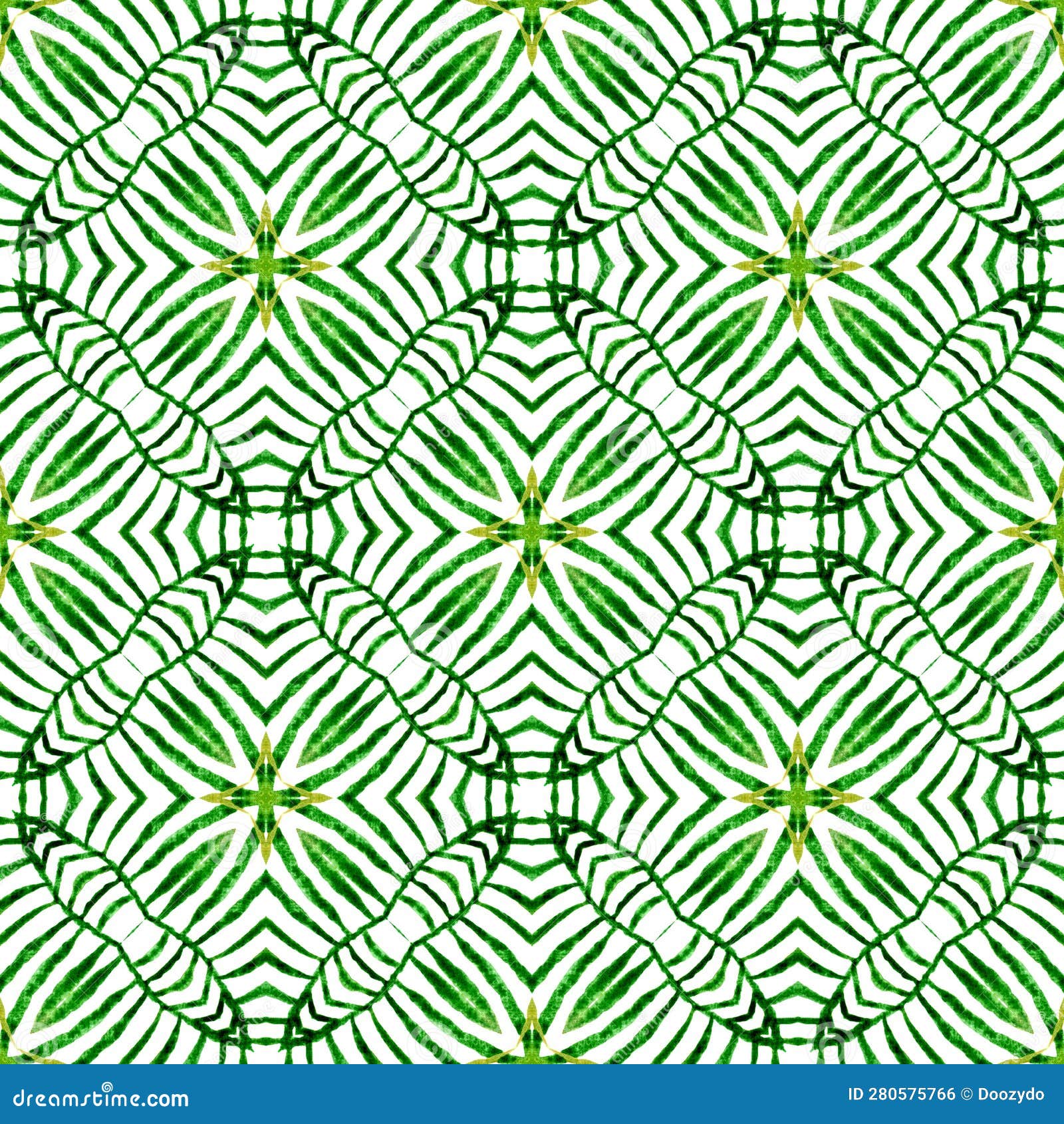 Tropical Seamless Pattern. Green Positive Stock Photo - Image of ...