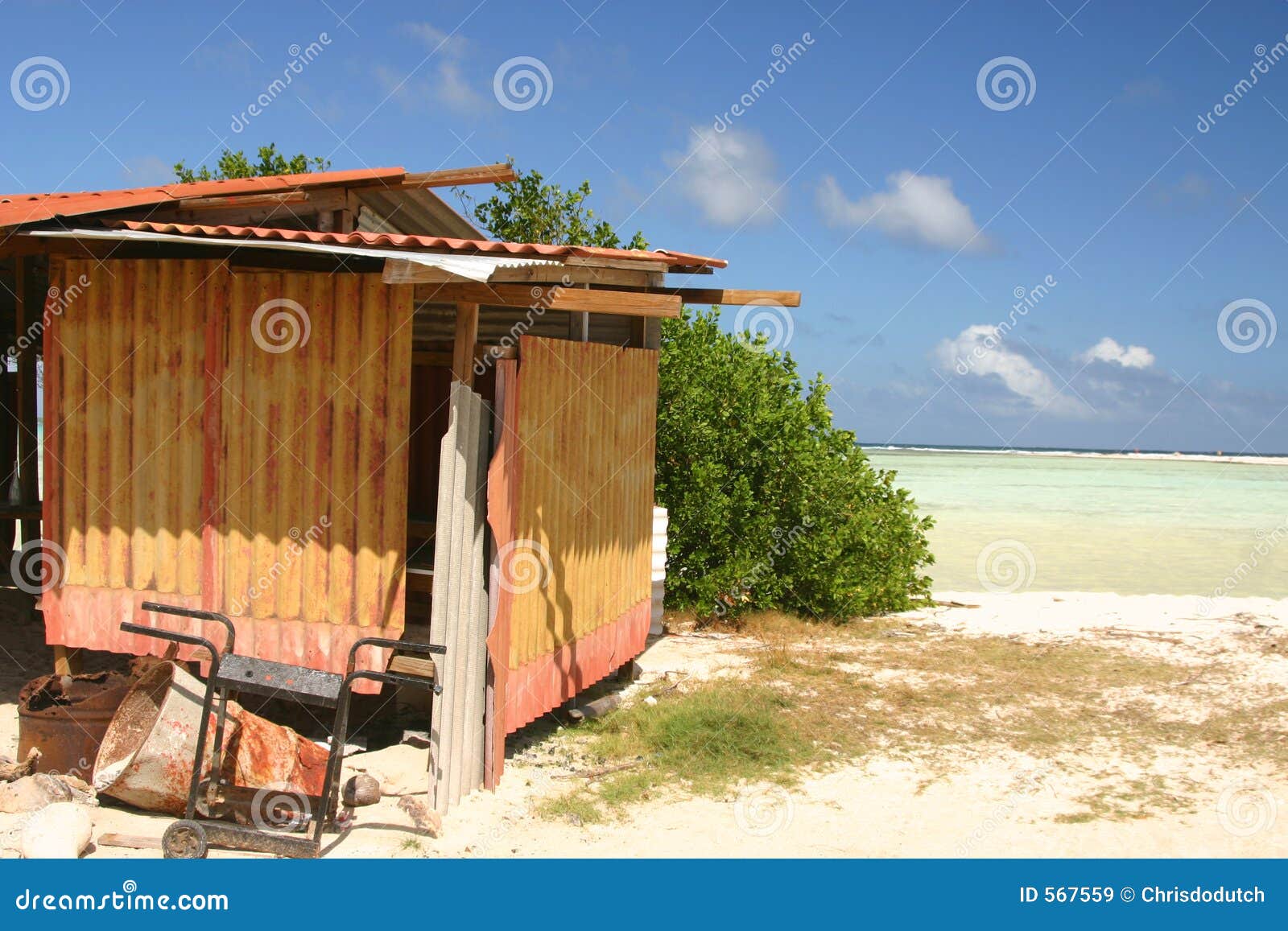 Tropical shack stock image. Image of tropics, blue, roof - 567559