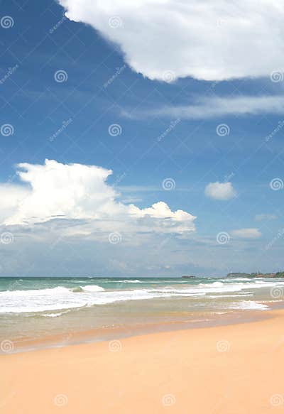 Tropical skies stock photo. Image of blue, alluring, empty - 397024