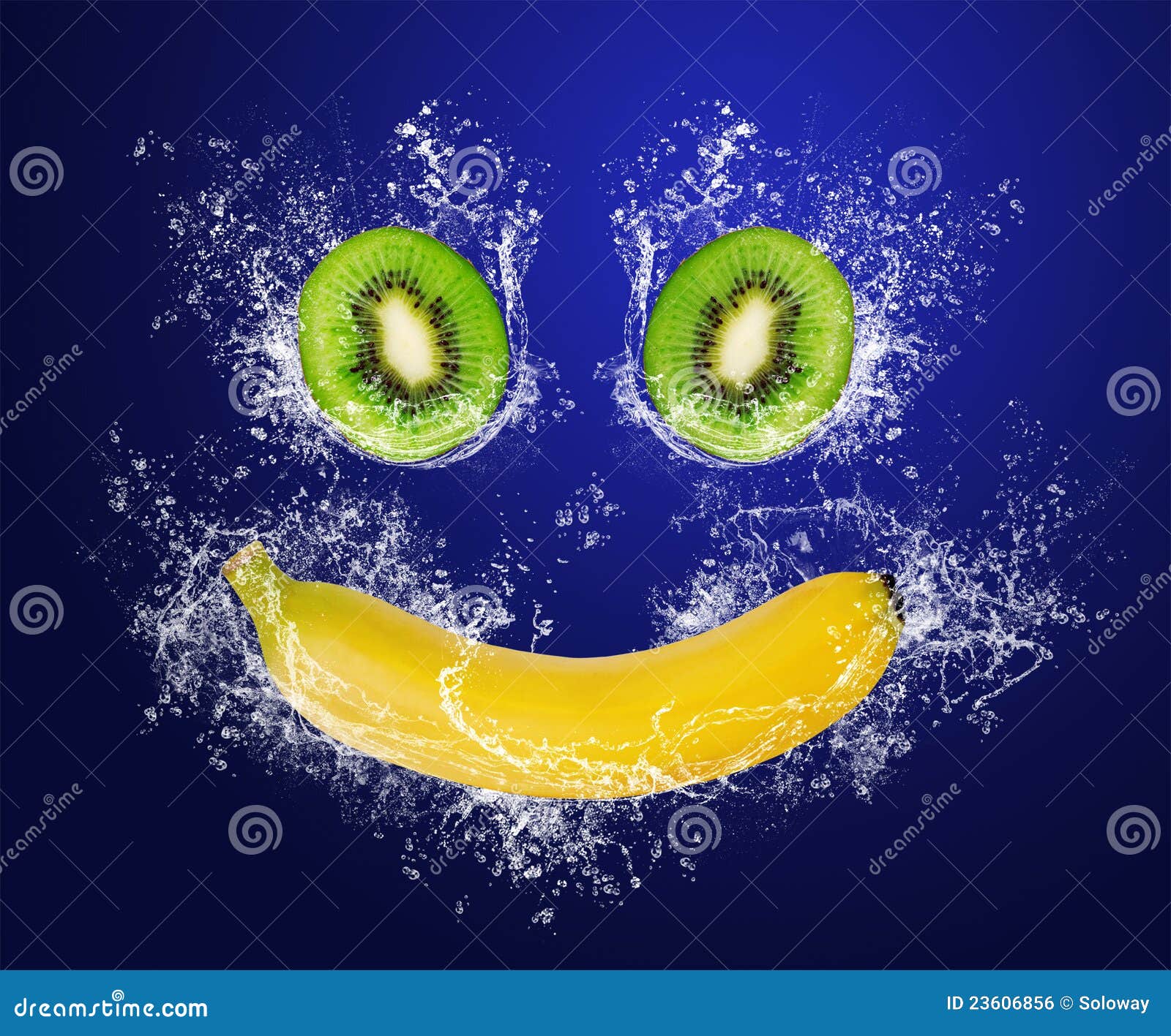 Tropical smile stock photo. Image of kiwi, food, spray - 23606856