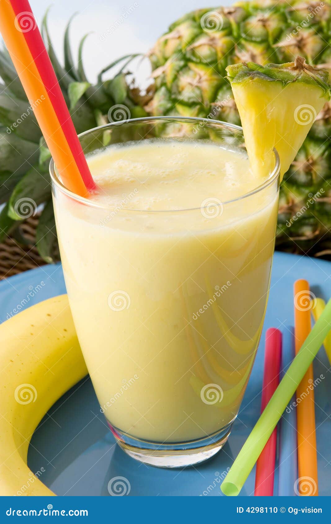 Tropical smoothie stock photo. Image of juicy, smoothie - 4298110