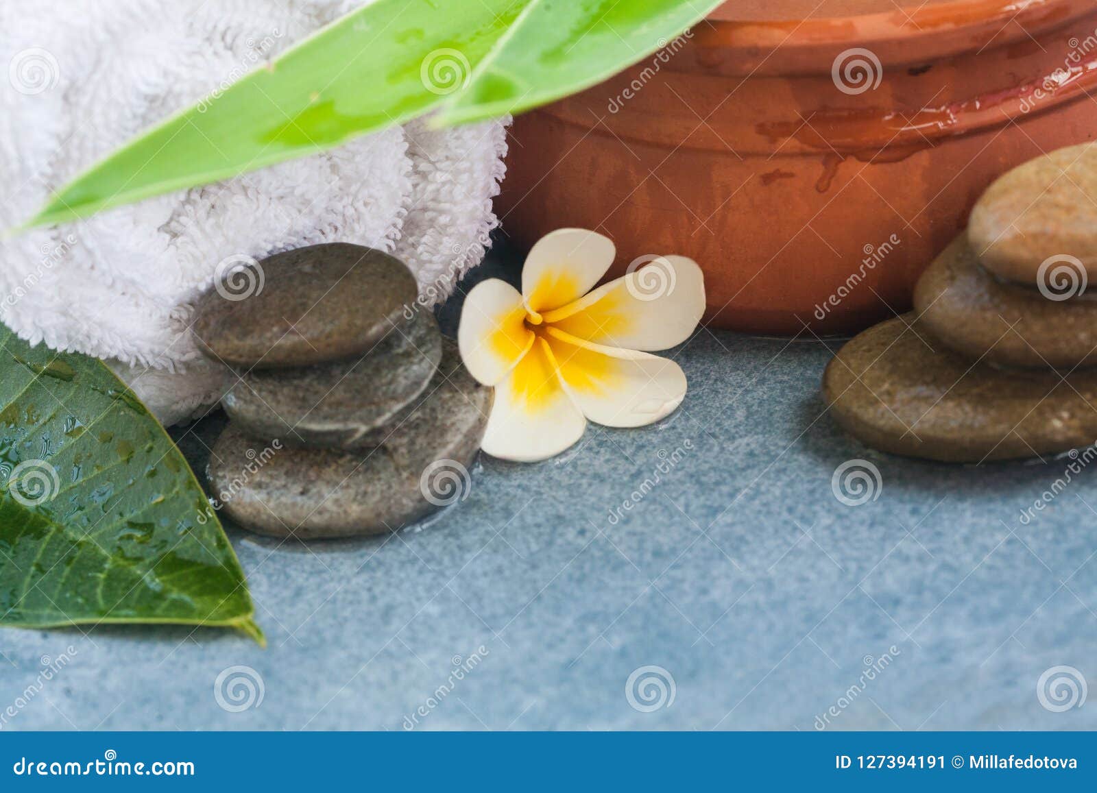 Tropical Spa Objects for Massage with Sunlight Stock Image - Image of ...
