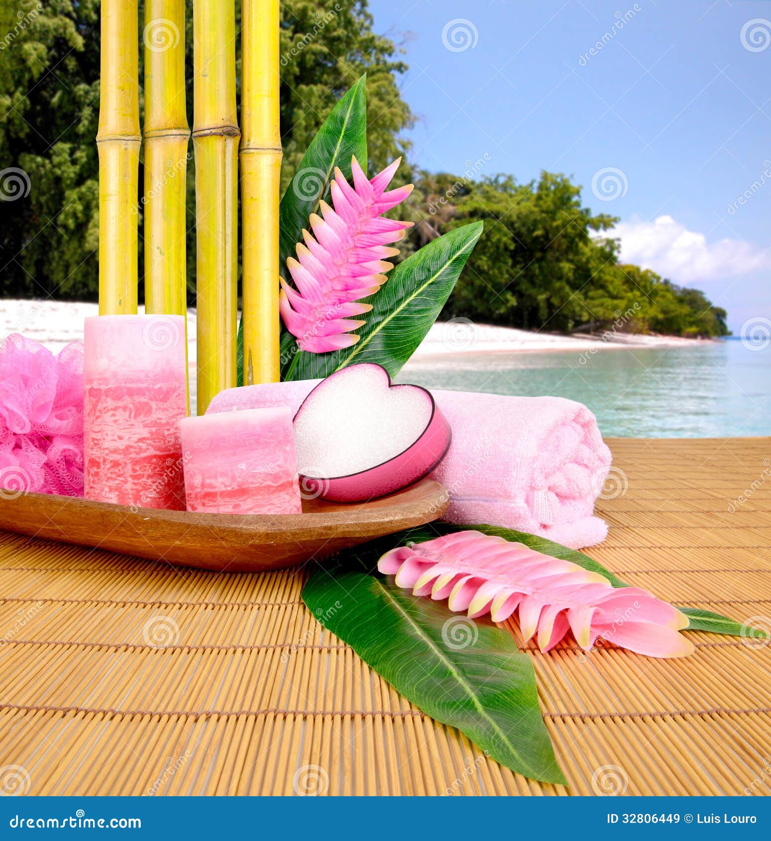 Tropical spa stock image. Image of organic, paradise - 32806449