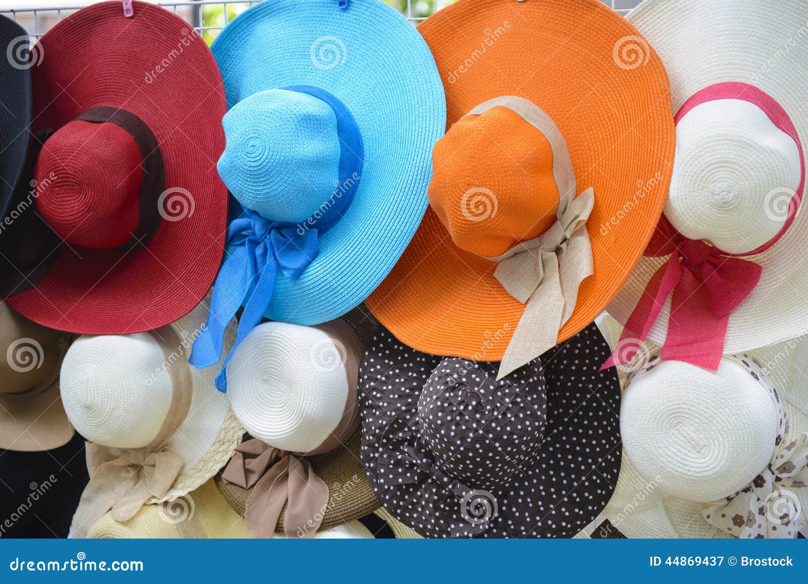 Tropical straw hats stock image. Image of indigenous - 44869437