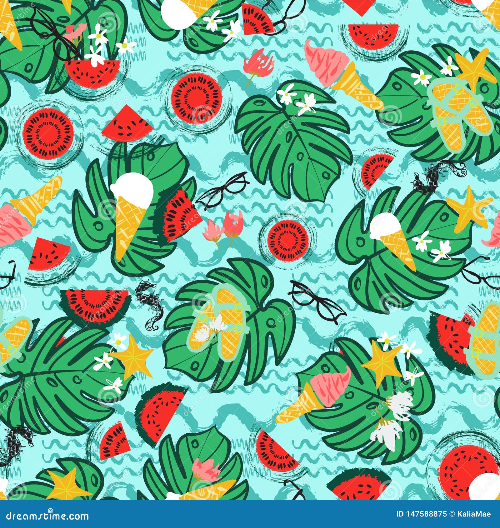 Vintage Beach Patterns