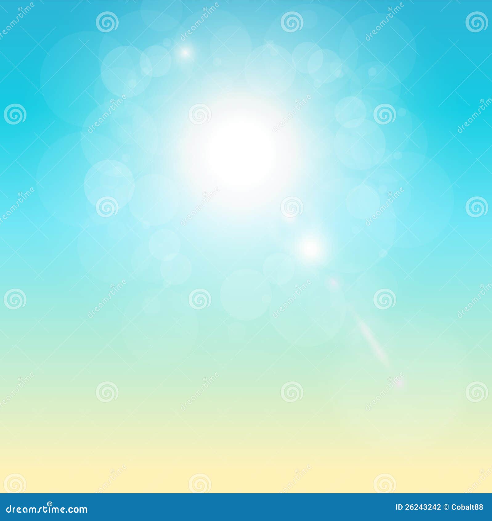 Sunny Day Background Template, Shade And Light Vector Illustration ...