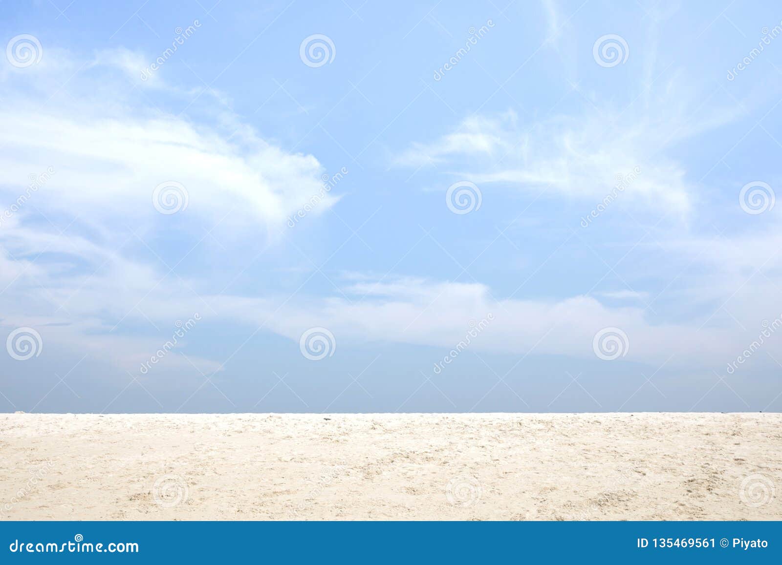 Tropical Sunset on the Beach with Blue Sky Stock Image - Image of sand ...
