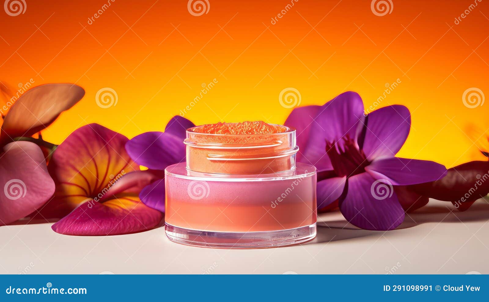 Tropical Sunset Blend stock illustration. Illustration of treatment ...