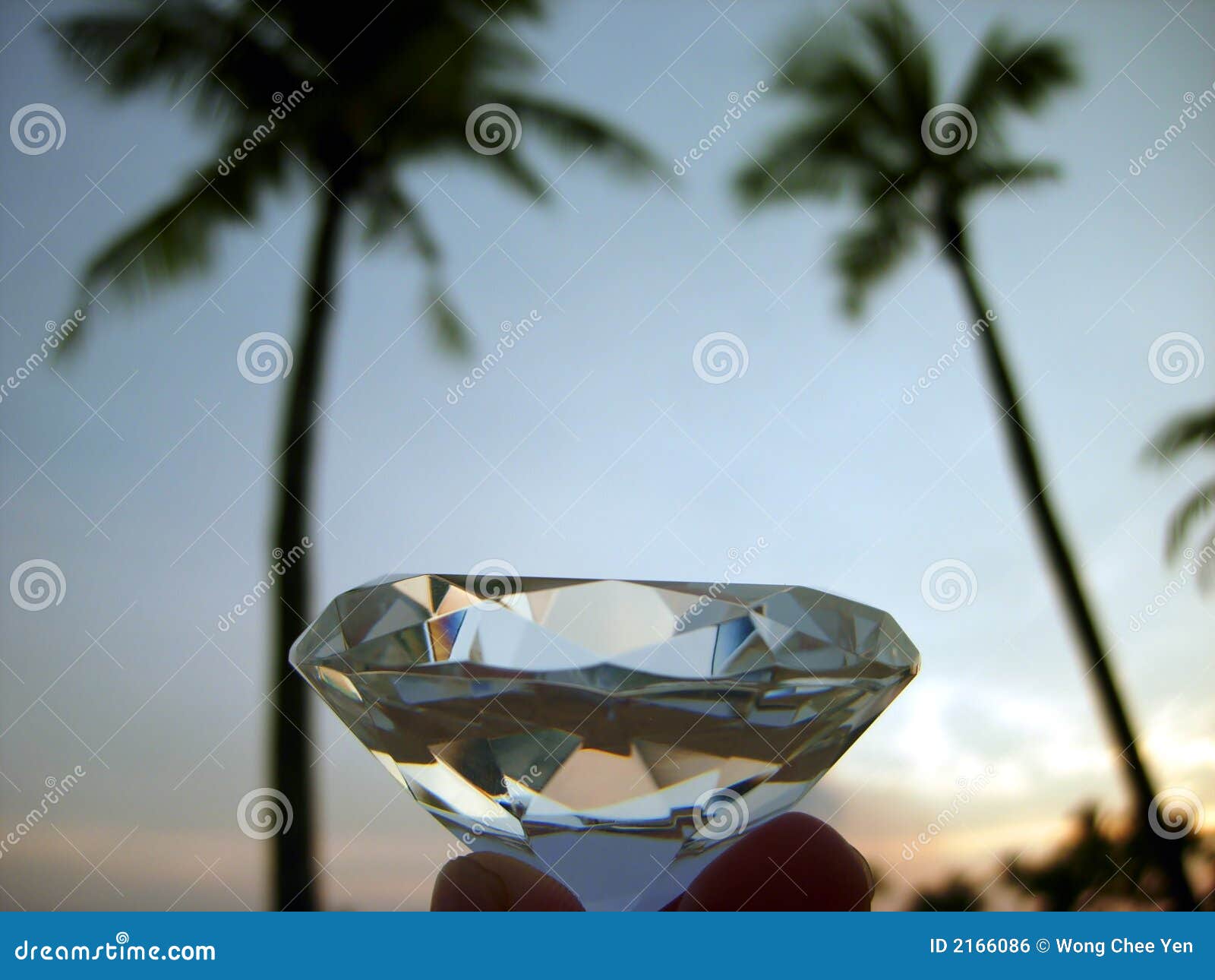 Tropical Sunset and Diamond Stock Photo - Image of luxury, travel: 2166086