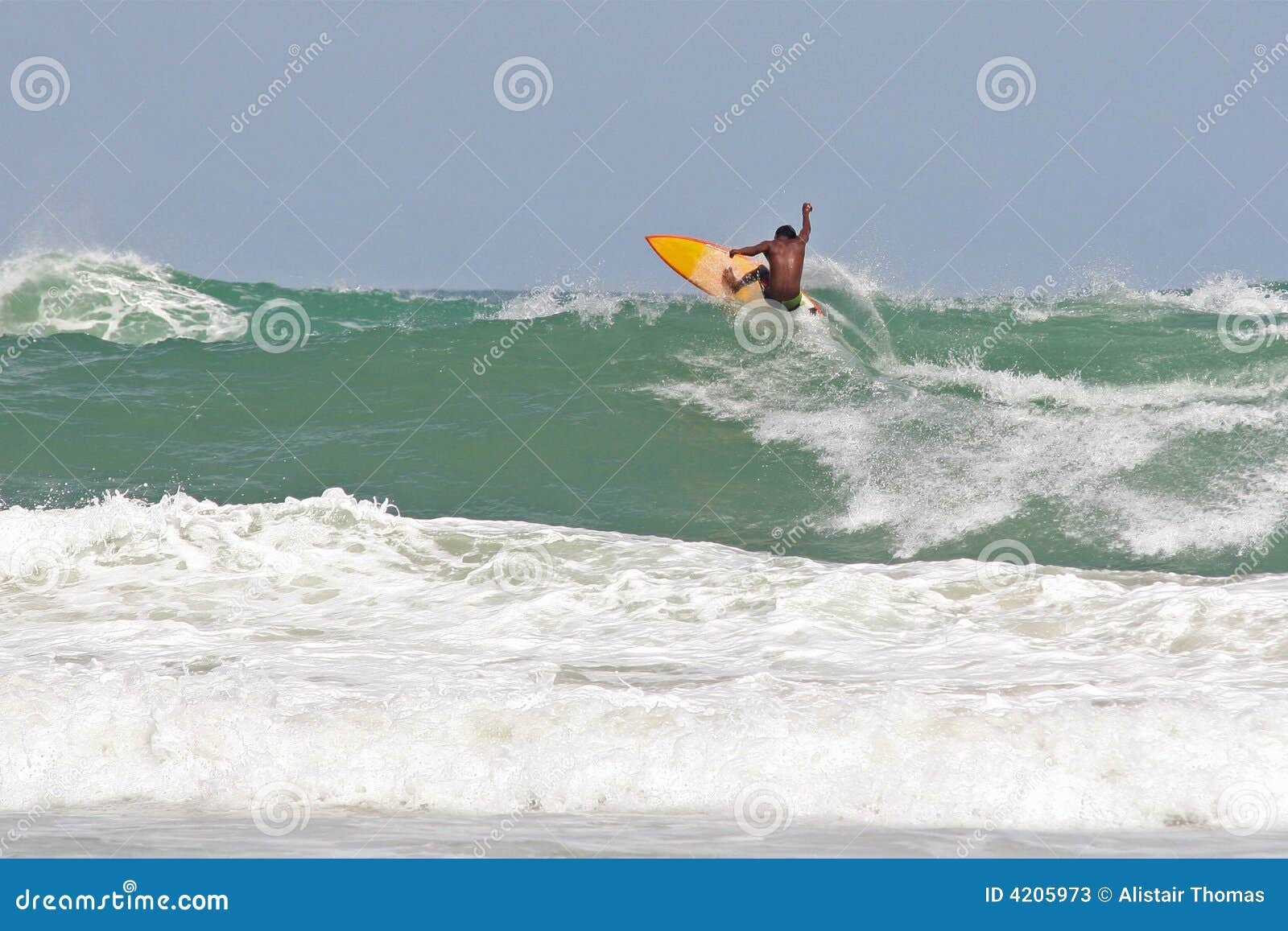 Tropical Surf stock image. Image of seashore, breakers - 4205973