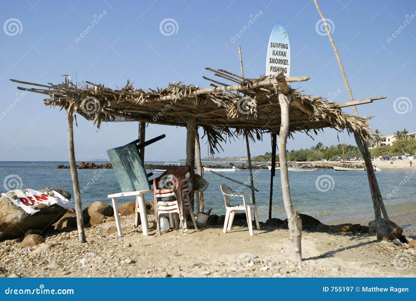 Tropical Surf Shack stock image. Image of rent, shelter - 755197