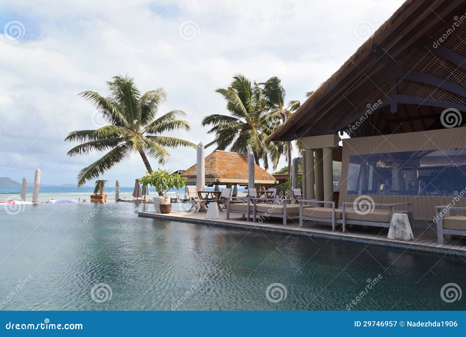 Tropical swimming pool stock image. Image of paradise - 29746957
