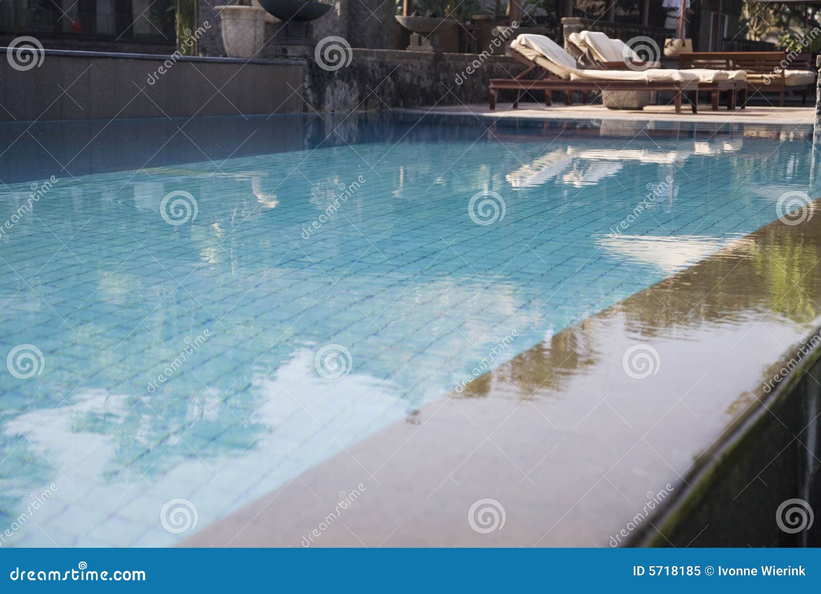 Tropical swimmingpool stock image. Image of cold, pool - 5718185